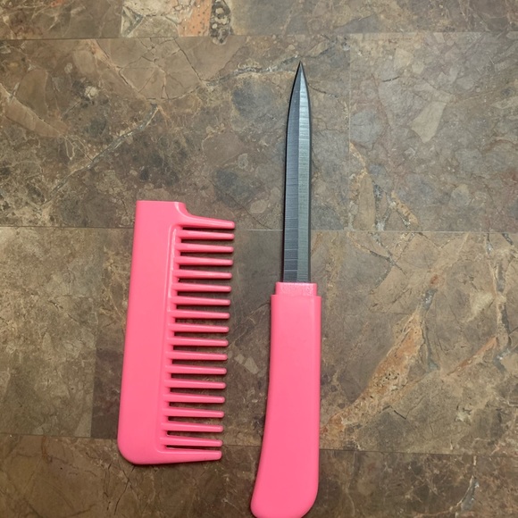 Accessories | Pink Comb Knife | Poshmark